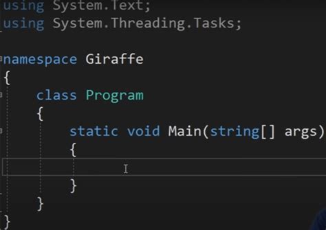 Default Code In A Console App Is Different Rvisualstudio