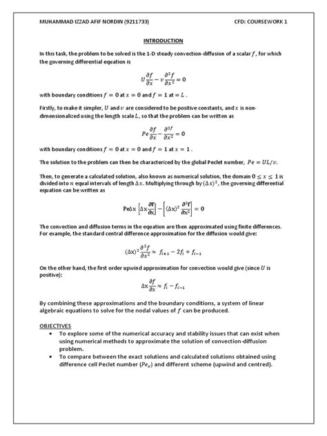 Lab Report Pdf Numerical Analysis Finite Difference