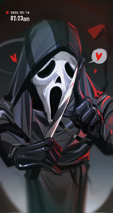 Ghostface Scream Drawn By Spookcatdurrow Danbooru
