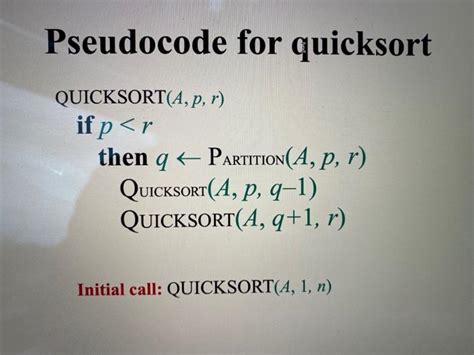 Solved Illustrate The Operation Of Partition On The Array A