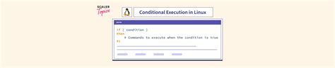 What Is Conditional Execution In Linux Scaler Topics