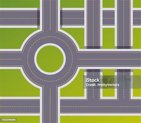 고속도로 거리 도시 지도 개념 위의 도로 상단 보기입니다 벡터 평면 그래픽 디자인 그림 개념에 대한 스톡 벡터 아트 및 기타 이미지 개념 거리 계획 Istock