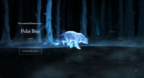 Polar Bear Pottermore Patronus Patronus Harry Potter Patronus
