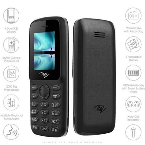 Itel Long Lasting Mobile Phone Blue Konga Online Shopping