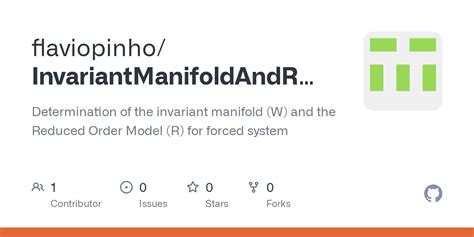 Invariantmanifoldandrominvariantmanifoldandromforcedm At Main