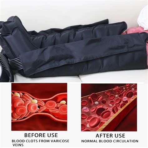 Rechargeable 8 Chamber Air Relax Sequential Compression Therapy System