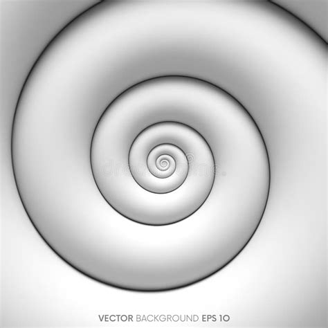 Fibonacci Spiral White Abstract Background Stock Vector Illustration Of Circular Golden 88882343