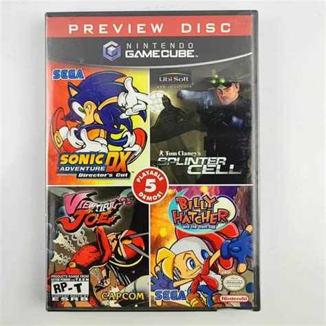 Jogo Nintendo Gamecube Preview Disk