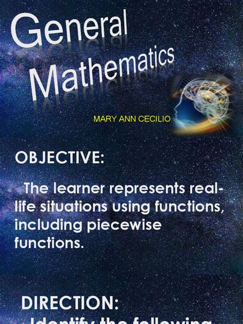 Gen Math 1 Pdf Function Mathematics Mathematical Logic
