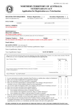 Fillable Online Nt Gov DOWNLOAD Application Form PDF 215kB Northern Territory Nt Gov