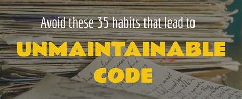 35 Habits That Make You Write Bad Code Codementor