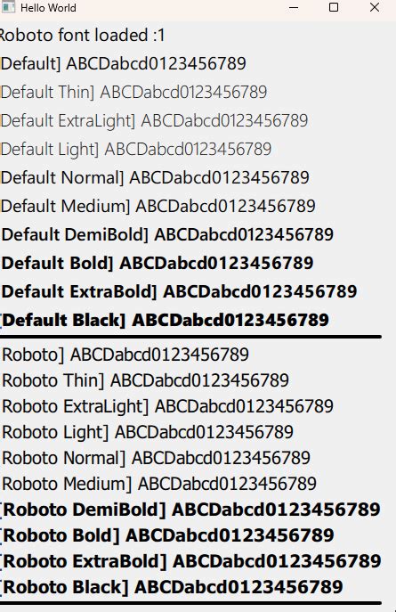 Qt Qml App On Android Fontweight Of Digits And Letters Is Not Consistent Stack Overflow