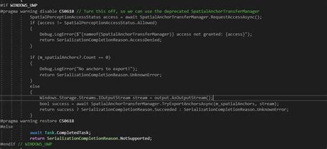 OpenXR Namespace Microsoft Windows Storage Does Not Exist Unity