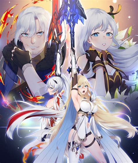 Kiana Kaslana Durandal Cecilia Schariac And Siegfried Kaslana