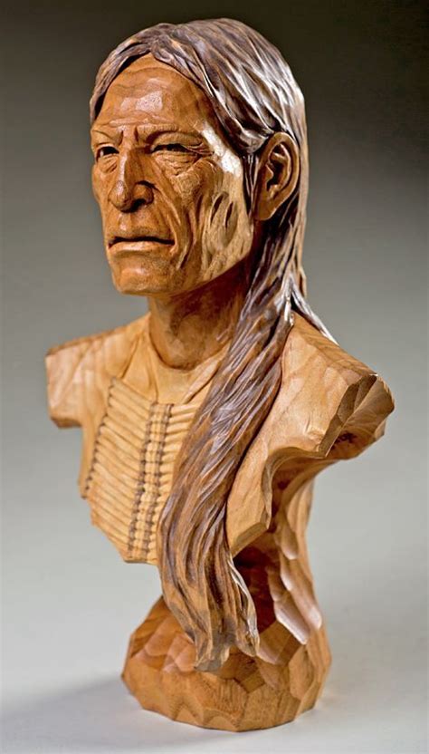 Handmade Carved Wood Native American Indian Art Wall