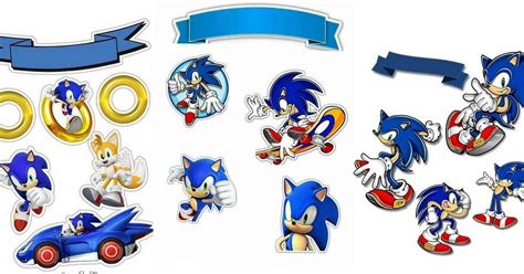 Sonic Toppers Para Tartas Tortas Pasteles Bizcochos O Cakes Para Imprimir Gratis Lin