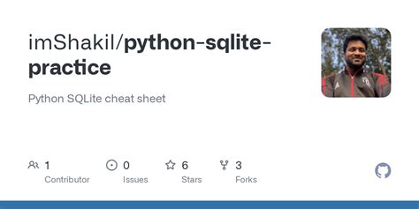 Github Imshakilpython Sqlite Practice Python Sqlite Cheat Sheet
