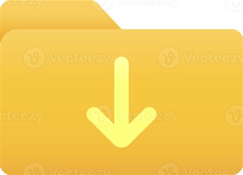 Folder With Download Symbol Folder Icon 24596183 Png
