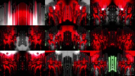 Sexy Female Dancers Performing On Pixel Sorted Motion Background Video Loop VJ Loops Farm