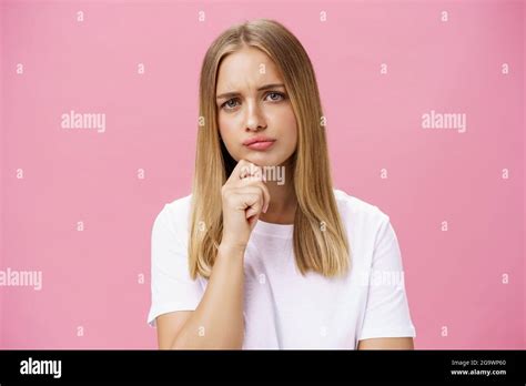 Girl Facing Problem Thinking Being Hesitant While Making Decision