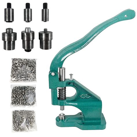 Qwork® Eyelet Punch Kit Eyelet Grommet Hole Punch Machine Manual