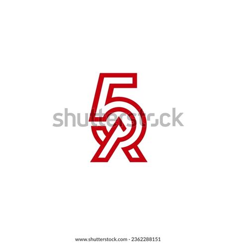 Letter 5a Logo Vector Image Stock Vector Royalty Free 2362288151