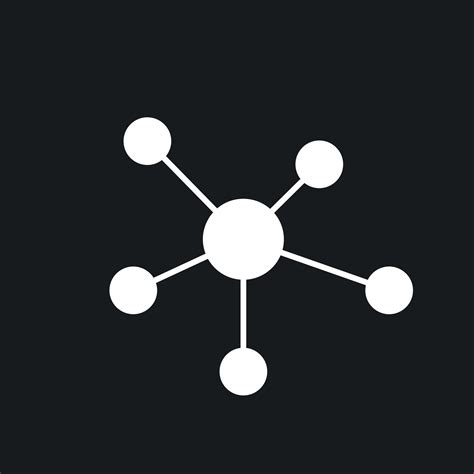 Social Network Molecule Dna Icon In Flat Style Vector Illustration 25935941 Vector Art At