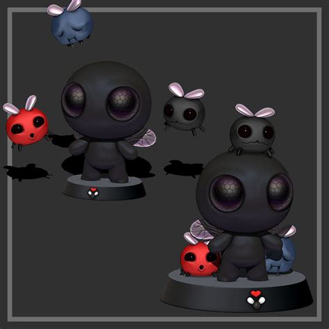 🎮 The Binding Of Issac Beelzebub Isaac Transformation Boom Flys・free Stl File For 3d