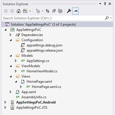 AppSettings In Xamarin Forms On The Fence Development