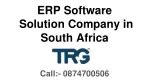 PPT ERP Software Solution PowerPoint Presentation Free Download ID