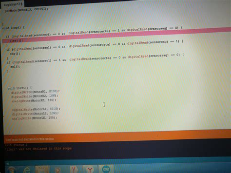 Arduino Kodlama Hatasi Donanımhaber Forum