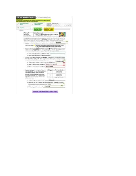 Unit 3 Tga Workspace Hurricane Analysis And Classification Studocu