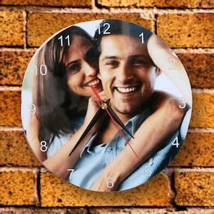 Custom Photo Clock Etsy
