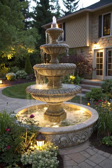 17 Stunning Front Yard Water Feature Ideas