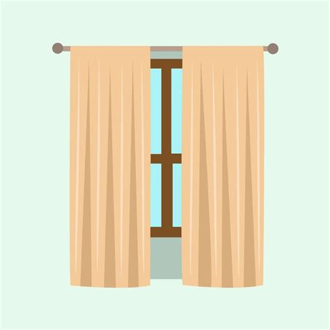 Curtain Vector Illustration For Graphic Design And Decorative Element Vector Art At