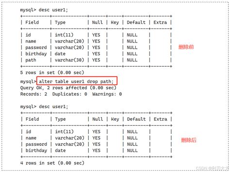 【mysql基础篇】三、表结构的操作 腾讯云开发者社区 腾讯云