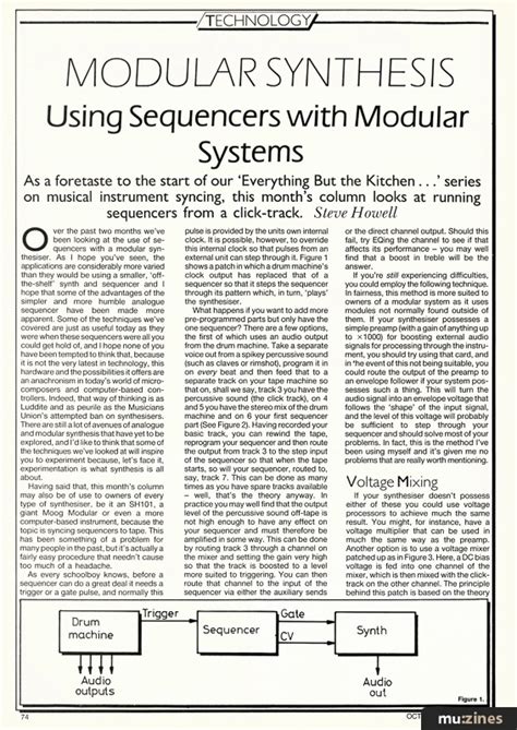 Modular Synthesis EMM Oct