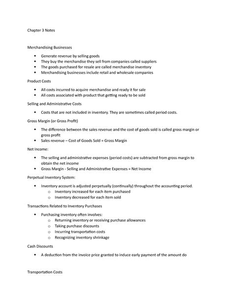 Chapter 3 Notes Acct 110 Studocu