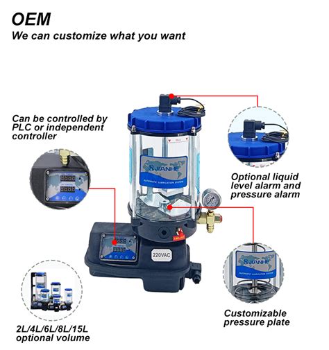 Dbs 4l 24v Electric Grease Pump 1 6 Outlet Automatic Grease Pump