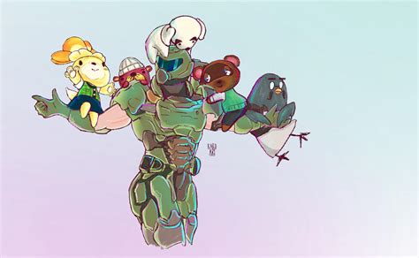 Galería Los Fanarts De Doom X Animal Crossing Invaden Internet