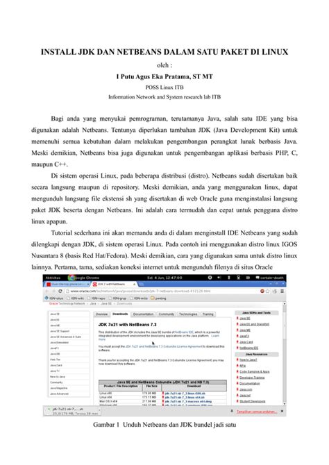 Install Netbeans Dan Jdk Di Linux Pdf