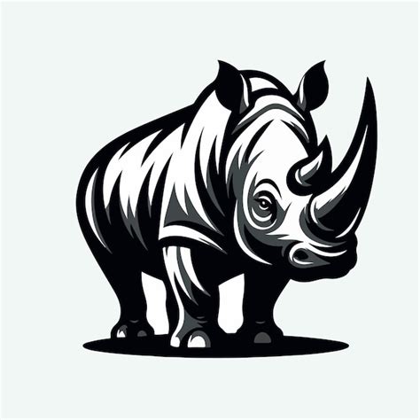 Rhino Logo Illustration Premium Ai Generated Vector Rhino Logo Illustration Premium Ai Generated Vector