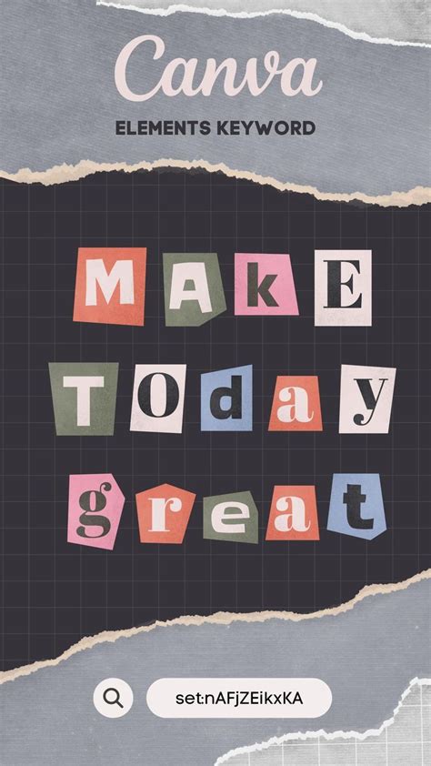 Canva Elements Keyword Cut Out Collage Letters Canvas Learning
