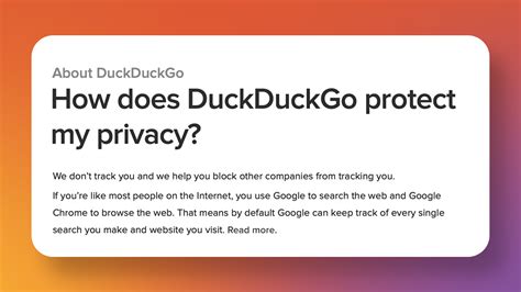 How Does Duckduckgo Protect My Privacy Duckduckgo Help Pages