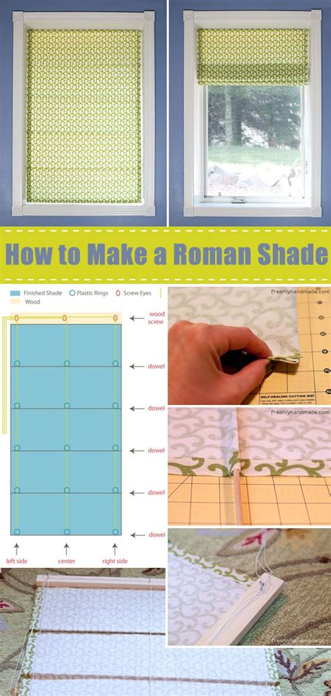 Roman Shade Diy Tutorial How To Make Roman Shades For Windows And