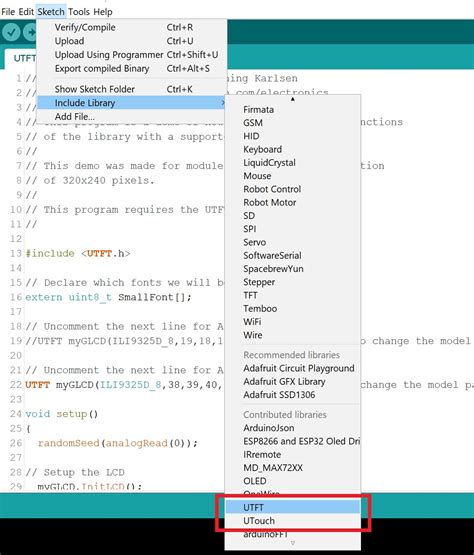 Display Touch Per Arduino Parte 3 Elettronica Open Source