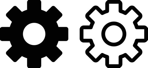 Gears Isolated On White Gear Icon Set Settings Icon On White Background 22178132 Vector Art