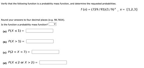 Solved Verify That The Following Function Is A Probability Chegg