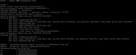 Am6422 Self Test Of Ddr Ecc Ded Function Will Cause External Abort And