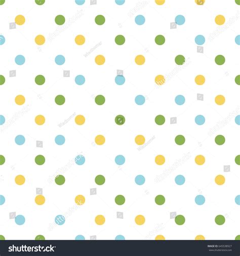 Seamless Polka Dot Pattern Vector Background Stock Vector Royalty Free 645538927 Shutterstock